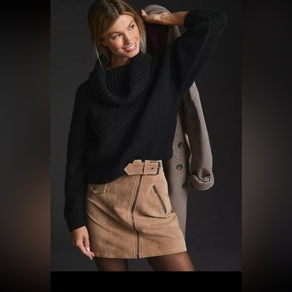 Pilcro | Sweaters | Nwt Pilcro Anthropology Black Turtle Neck Sweater ...